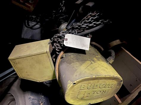For Sale Budgit Hoists All Types Budgit 1 2 Ton Electric Hoist