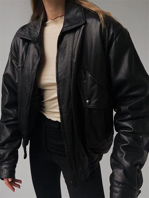 Vintage Leather Bomber Jacket Artofit
