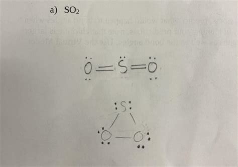 Lewis Structure For So2 Solved Question 2 Raw The Lewis Structure Of