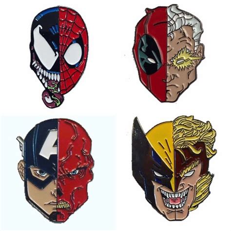 Marvel Pin Set Etsy