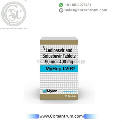 Myhep Lvir Tablet Ledipasvir And Sofosbuvir Tablets At Bottle In Surat