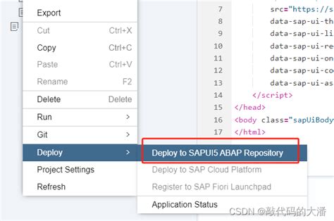 Fiori学习:(3)发布到abap Repositoryabap Fiori Csdn博客 Fiori学习:(3)发布到abap Repositoryabap Fiori Csdn博客