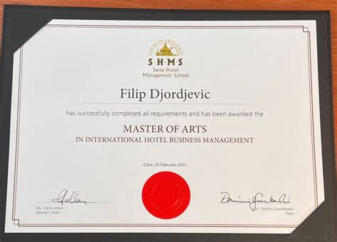 Hotelmanagement Hotel University Master Management Filip Djordjevic