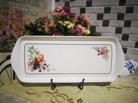 Cloverleaf Fresh Fruits Melamine Tray Furniture And Home Living