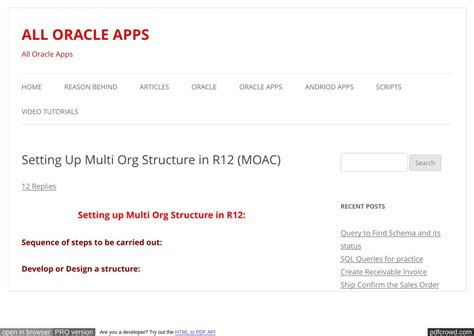 PDF Setting Up Multi Org Structure In R Pdf DOKUMEN TIPS
