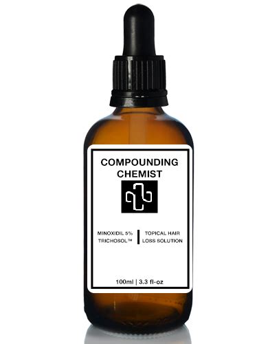Topical Minoxidil 5 In Trichosol No Propylene Glycol