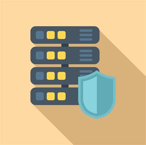 Secured Server Icon Flat Vector Platform System 14865044 Vector Art At Vecteezy