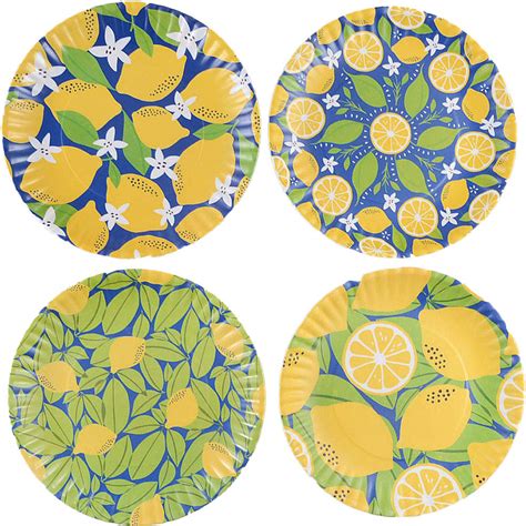 Melamine Dinnerware Luncheon Plate Set Of 4 Motifs By One Hundred 80