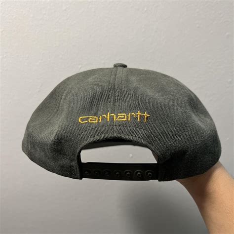 80s Vintage Carhartt Hat Snapback Made In Usa No Depop