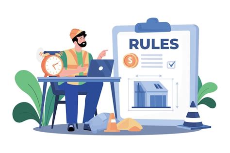 Premium Vector Project Manager Ensures Schedule And Budget Adherence