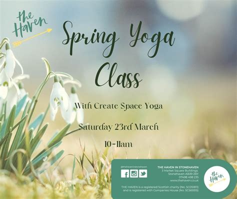 Spring Yoga Class Haven And Earth Day The Haven In Stonehaven