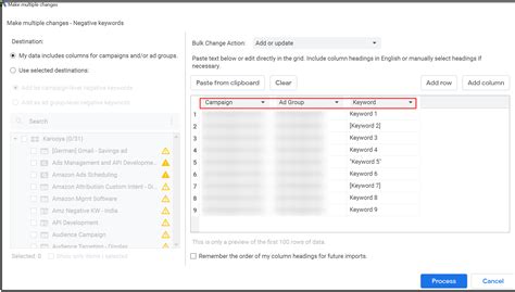 Upload Negative Keywords In Bulk With Google Ads Editor Karooya