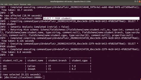 top 7 hive dml commands with syntax and examples dataflair