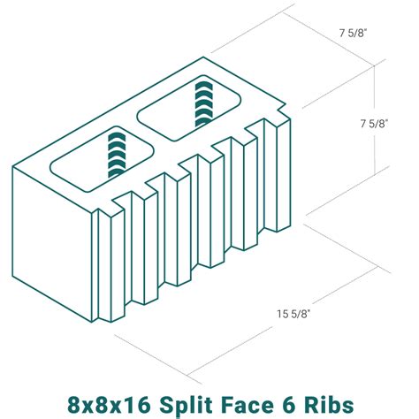 Split Face Cmu Block Dimensions Split Face Cmu Block Dimensions