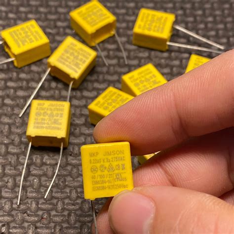 275v 0 22uf Gold Capacitor With Non Polarized Filter Capacitor Shopee Malaysia