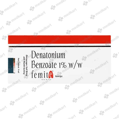 Femite Nobite 9 Ml Price Composition And Generic Alternatives Medkart