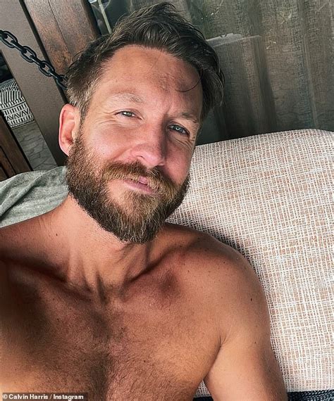 Calvin Harris Celebrates His 40th Birthday With A Shirtless Selfie As