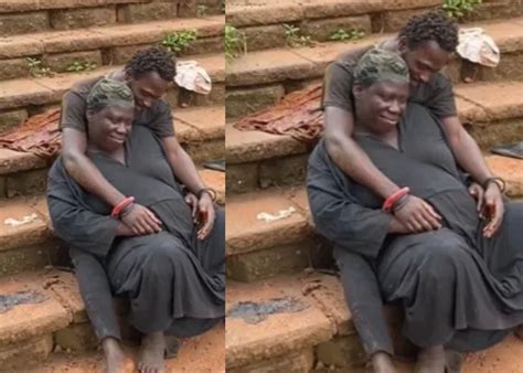 Video Homeless Couple Showing Affection