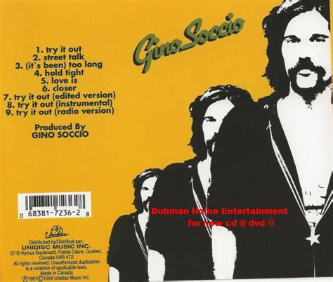 Gino Soccio Closer Dubman Home Entertainment