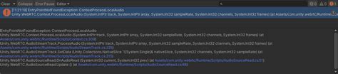 Bug High Latency For Inbound Audio Track · Issue 525 · Unity