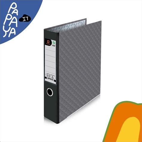 ตราช้าง แฟ้มเก็บเอกสาร แฟ้มสันกว้าง สัน 3 นิ้ว รุ่น 100f สีดำ Shopee