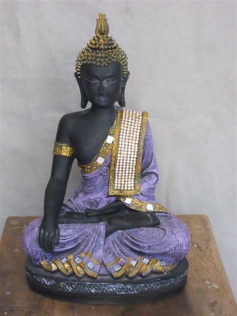 Rajendra Arts Black White Marble Buddha Statues Sizedimension 12