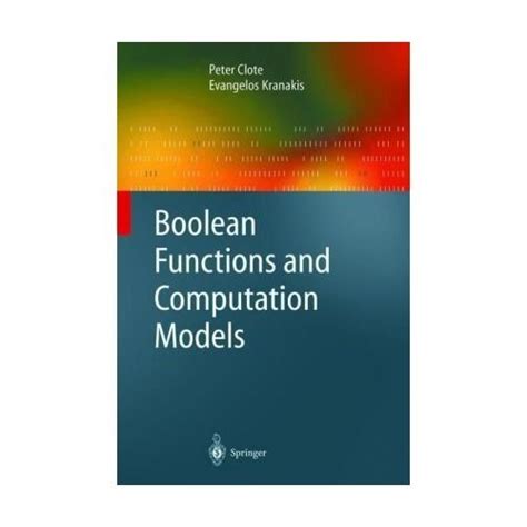 Amazon co jp Boolean Functions and Computation Models 本