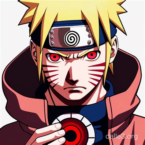 Naruto Uzumaki Activates The Sharingan In Battle Dalle3 Ai