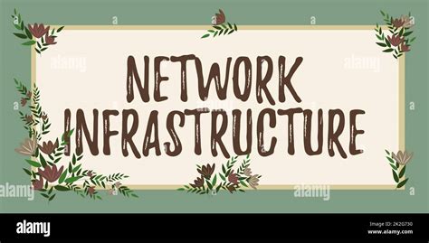 Inspiration Showing Sign Network Infrastructure Business Idea Hardware And Software Resources