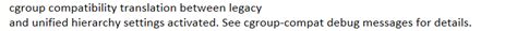 Dont Create Sysfscgroupsystemd If Sysfscgroupunified Exists · Issue 126 · Arkane