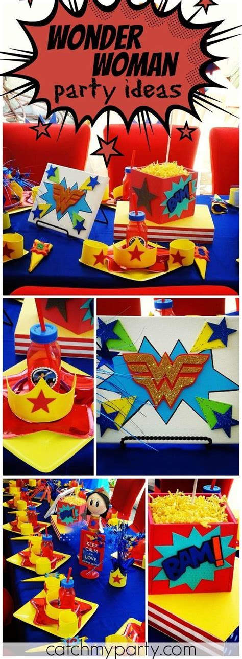 Wonder Woman Birthday Wonder Woman Birthday Party Catch My Party