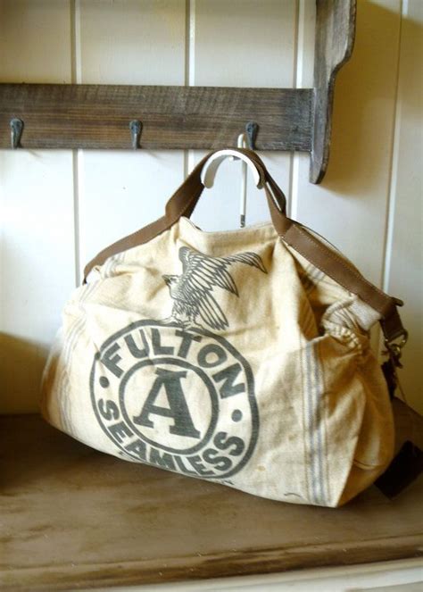 Vintage Seed Bag Pursemessenger Bag Love It19000 At