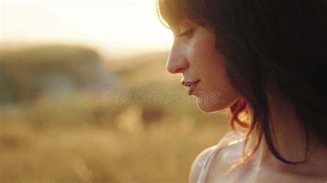 Woman Relaxes Reading A Book At Sunset Stock Footage Video Of