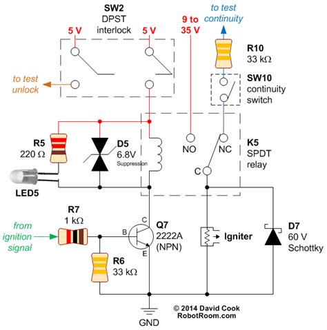 Model Rocket Launch Controller Circuit