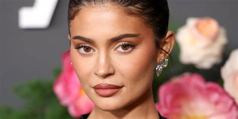 Kylie Jenner Wears A Black Satin Balconette Bra On Instagram Popsugar