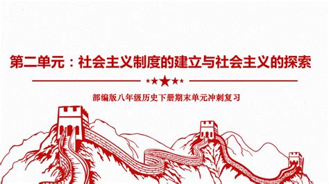 第二单元 社会主义制度的建立与社会主义建设的探索 单元复习课件 21世纪教育网