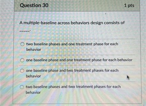 Solved A Multiple Baseline Across Behaviors Design Consists Solved A Multiple Baseline Across Behaviors Design Consists