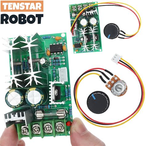 Pwm Dc10 60v 모터 속도 제어 모터 속도 제어기 스위치 전류 전압 조정기 고전력 드라이브 모듈 20a Best
