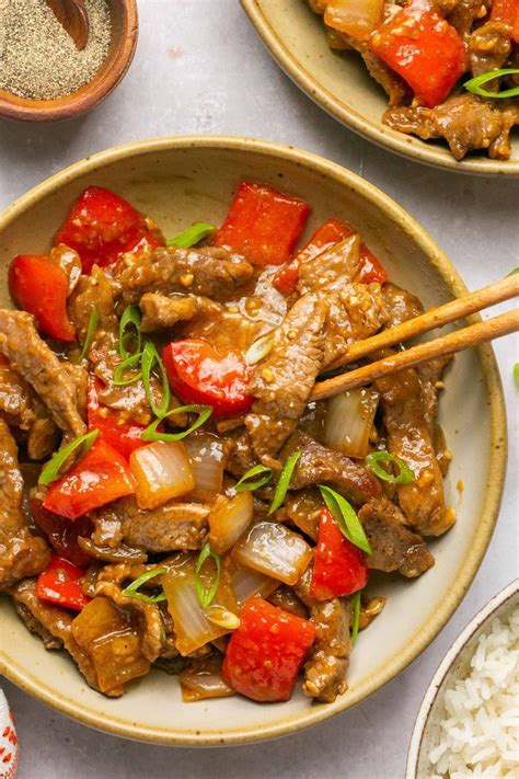 Black Pepper Beef Stir Fry Recipe
