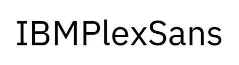 IBM Plex Sans Font FFonts Net