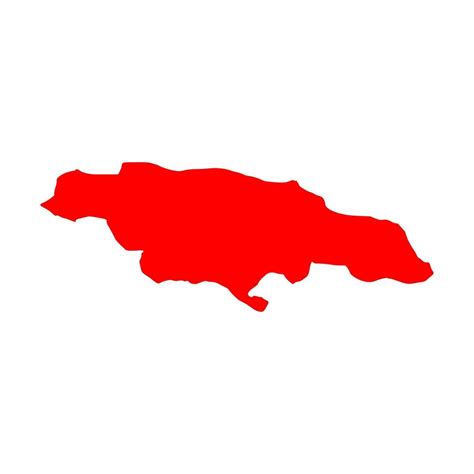 Carte De La Jamaïque Sur Fond Blanc 4710620 Art Vectoriel Chez Vecteezy