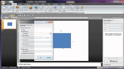 Action Settings Triggers Powerpoint Tutorial Hd Youtube