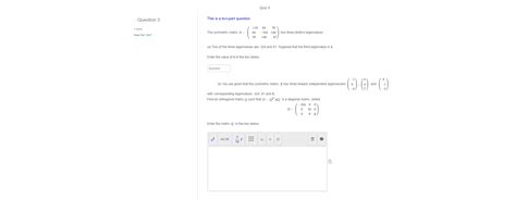 Solved Quiz 6 Question 3 This Is A Two Part Question 1