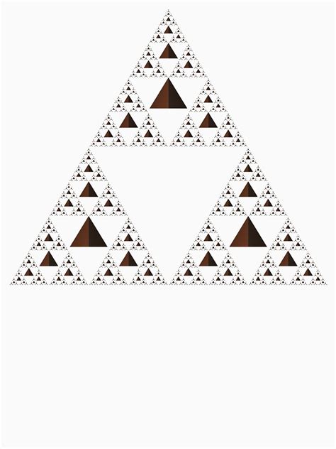 Modified Sierpinski Triangle Fractal T Shirt For Sale By Sciencenotes