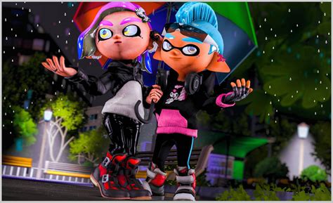 [sfm Splatoon] Under Rain By Antolaneyt On Deviantart