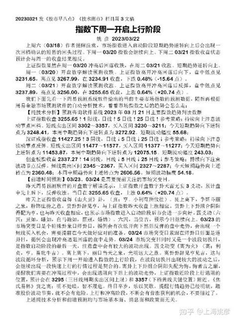 上周市场预测回头看03 2203 25 知乎