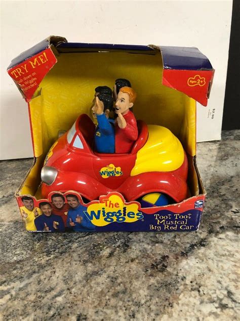 The Wiggles Big Red Car Toot Toot Singing Musical Toy Spin Master 2003