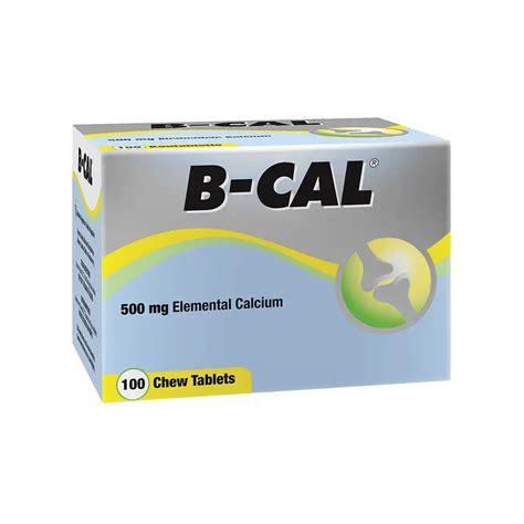 B Cal Chew Tablets 100 S