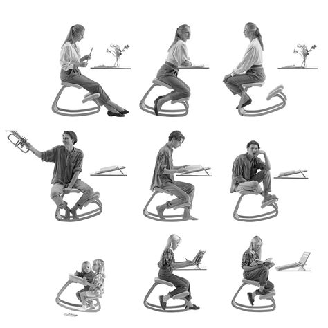 Varier Variable™ Balans® Kneeling Chair Fern Gessato Design Store