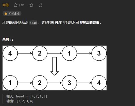 LeetCode热题100 148 排序链表 CSDN博客